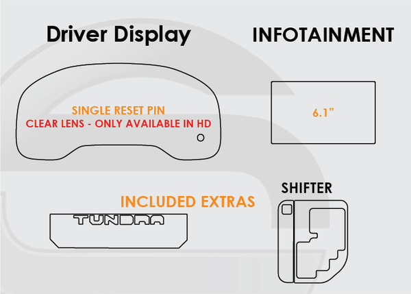 Toyota Tundra Screen Protector Kit – Screen ProTech
